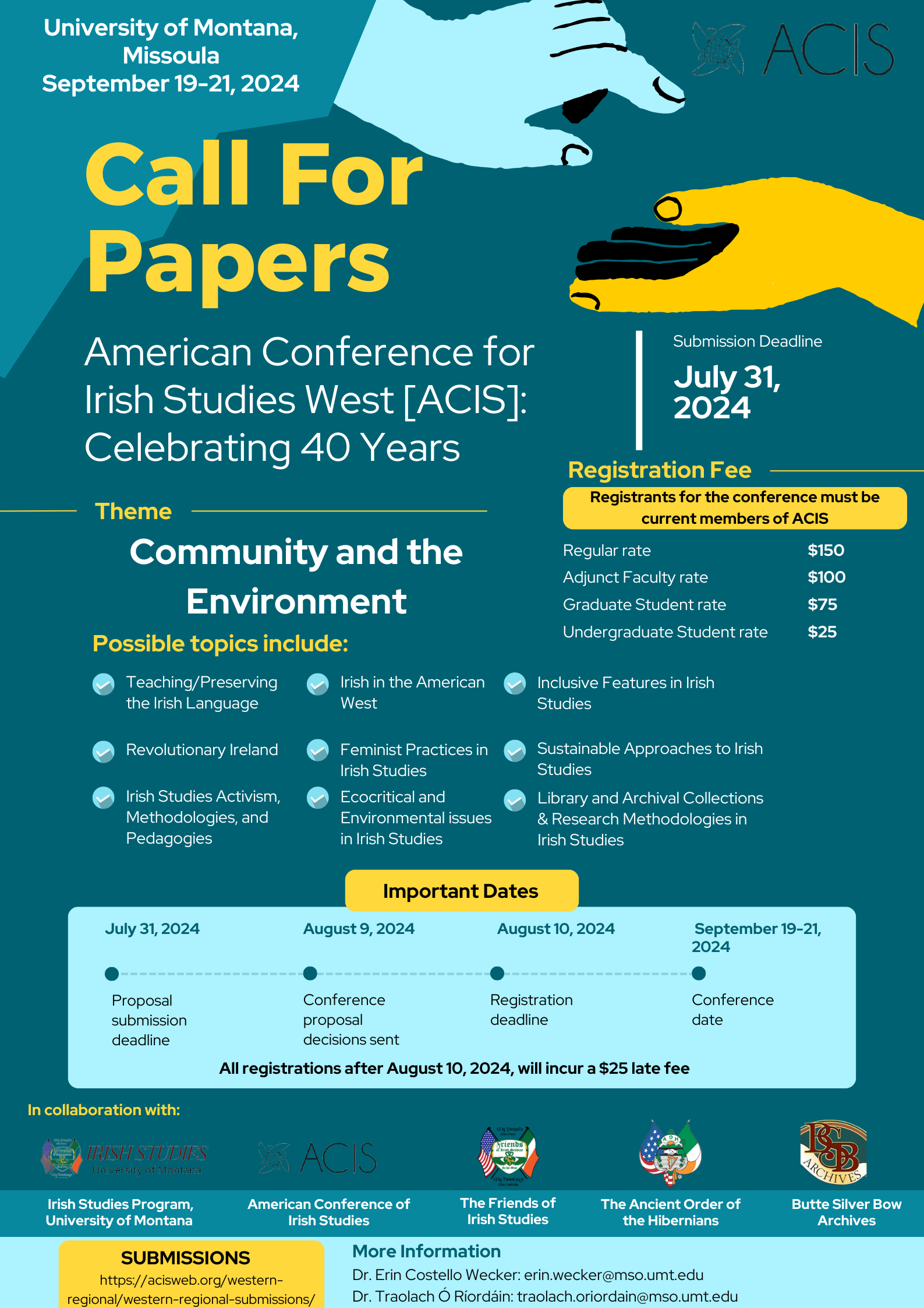 ACIS Western Regional 2024 | American Conference for Irish Studies – An ...